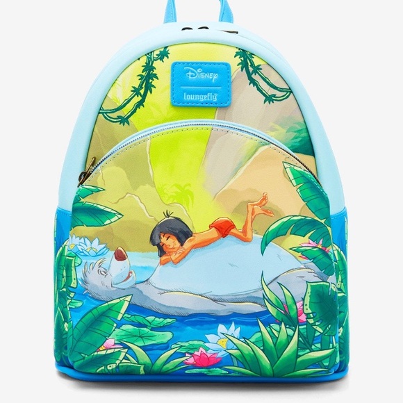 Loungefly | Bags | New Loungefly Disney Jungle Book Backpack Green And ...